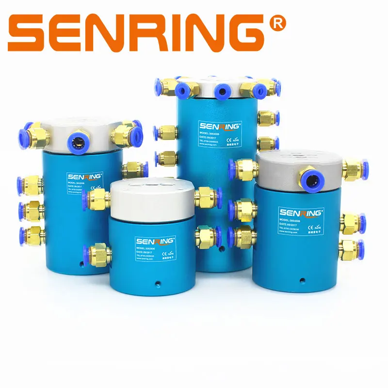 2/4/6/8 Passages Slip Ring Rotary Unions with Port G1/8''/ G1/4 for 2A ...