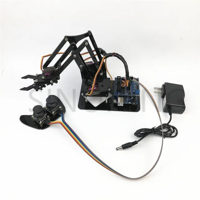 4DOF manipulator arduino Robotic arm remote control ps2 mg90s SNAM1900 ...