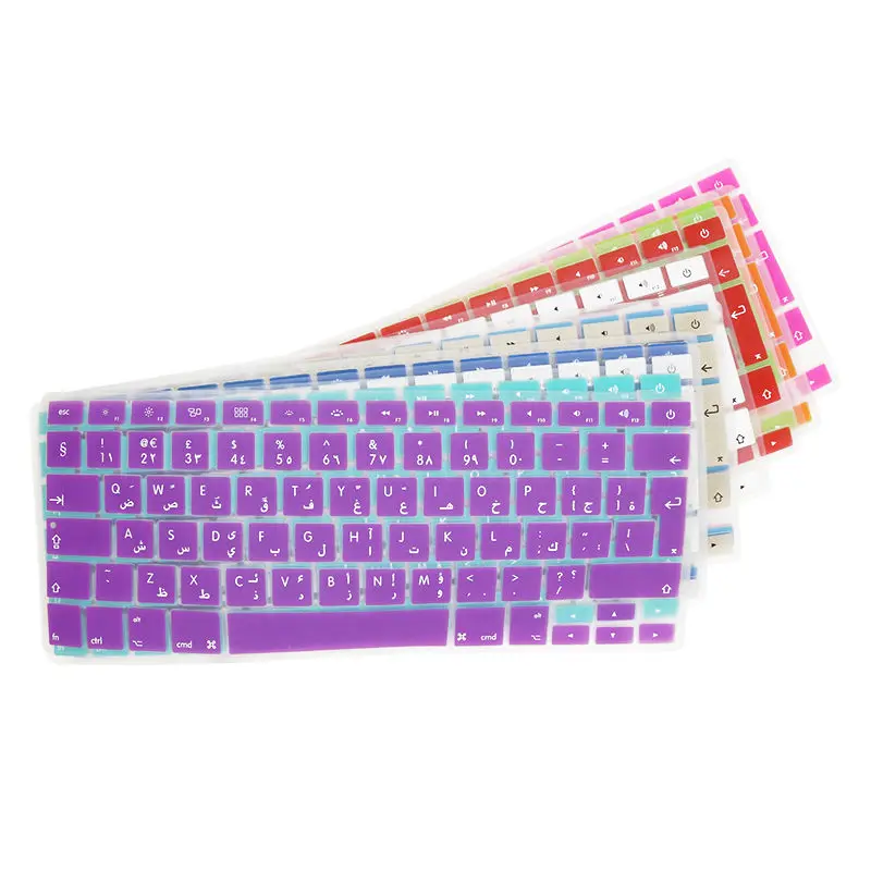 Clavier,Autocollant de couverture de clavier en Silicone, étiquette de ...