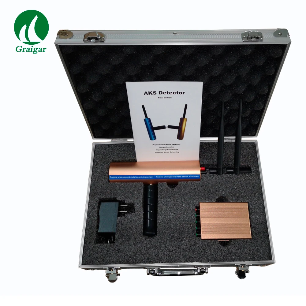 Aks Pro Long Range Underground Metal Detector Gold Diamond Silver Copper Detector Multi Function