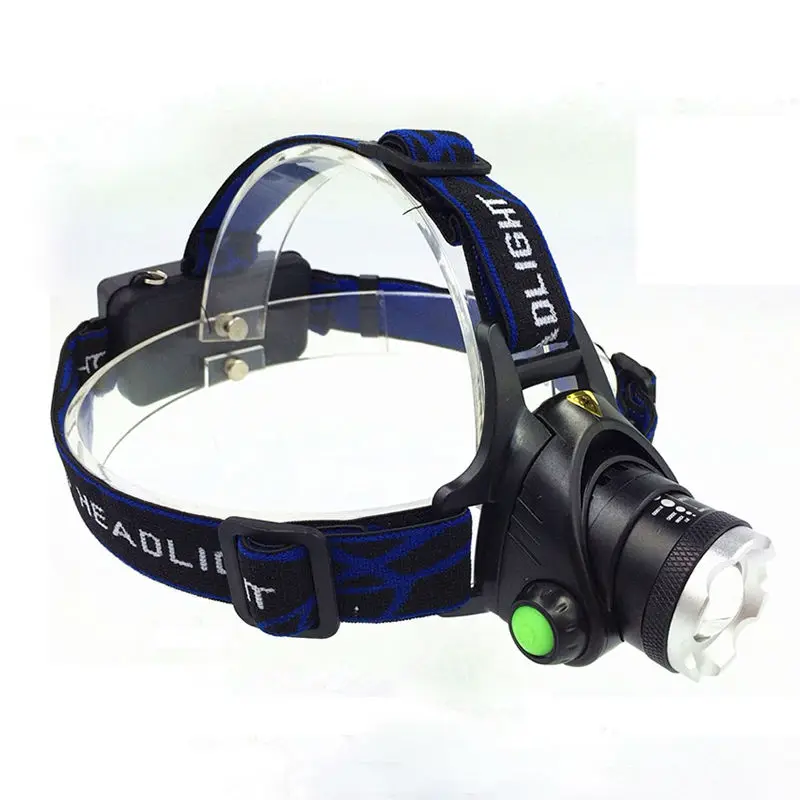 LED Headlight CREE T6 headlamp zoom 2*18650 Head lights lamp 2000lm XML ...