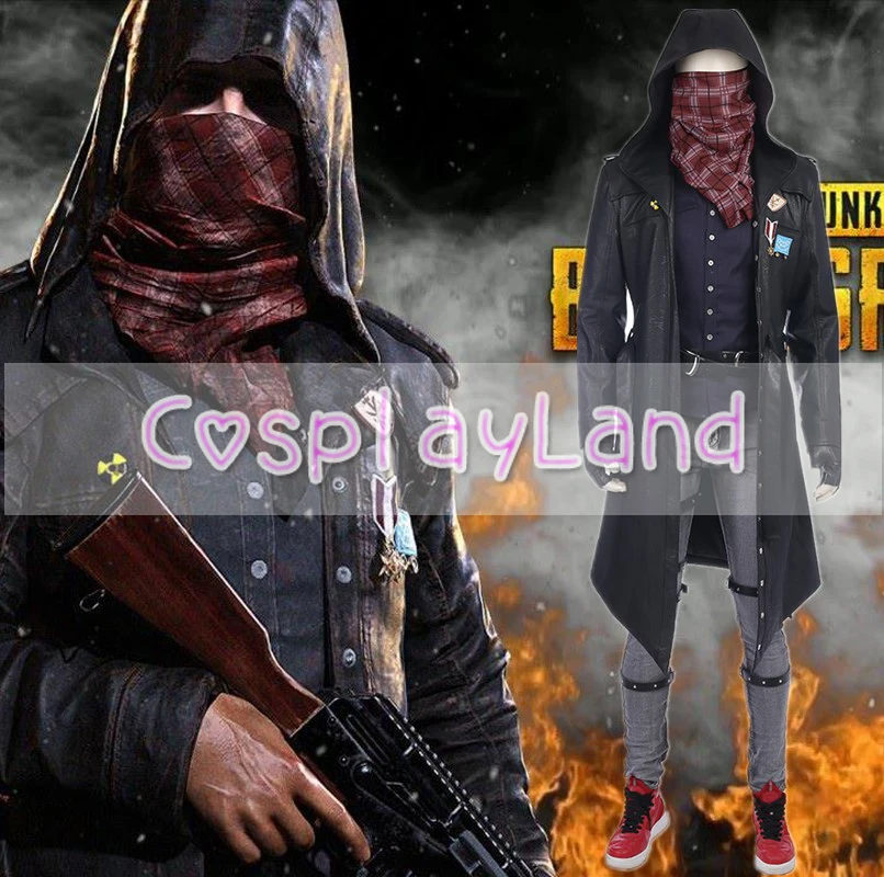 Playerunknown's Battlegrounds Cosplay Costume Carnival Halloween ...