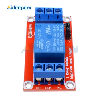 one 1 channel relay module DC 5V 9V 12V 24V high and low level trigger ...
