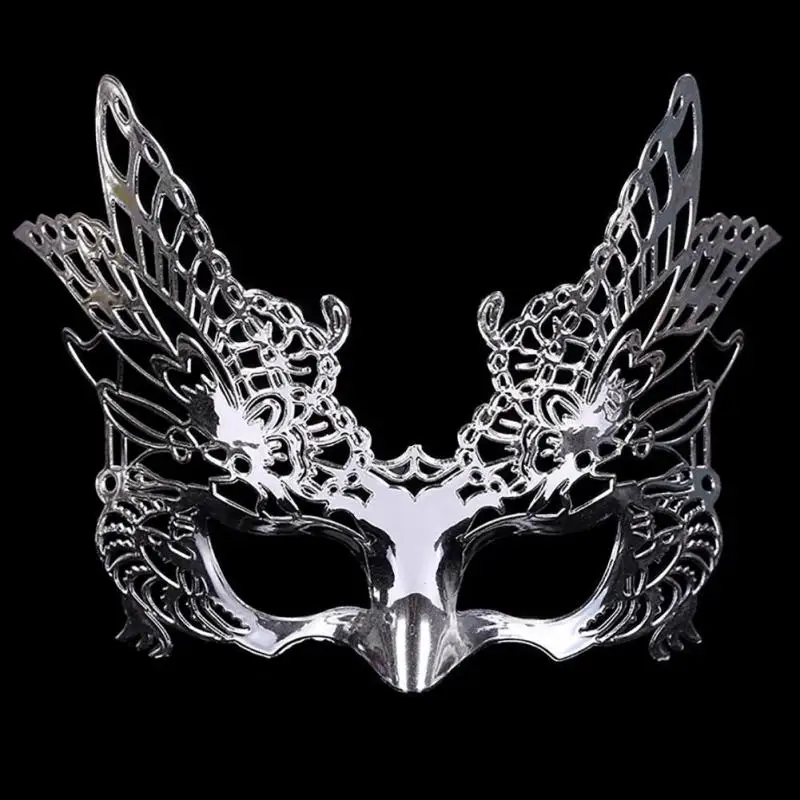 Sexy Mysterious Angel Lace Mask Silver Gold Halloween Christmas Party ...
