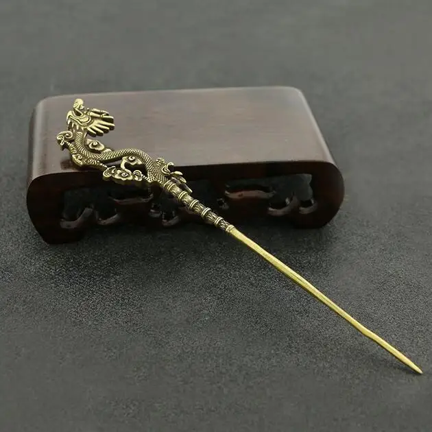 Collection-Retro-Chinese-Brass-Carved-Animal-Zodiac-Dragon-Hairpin ...
