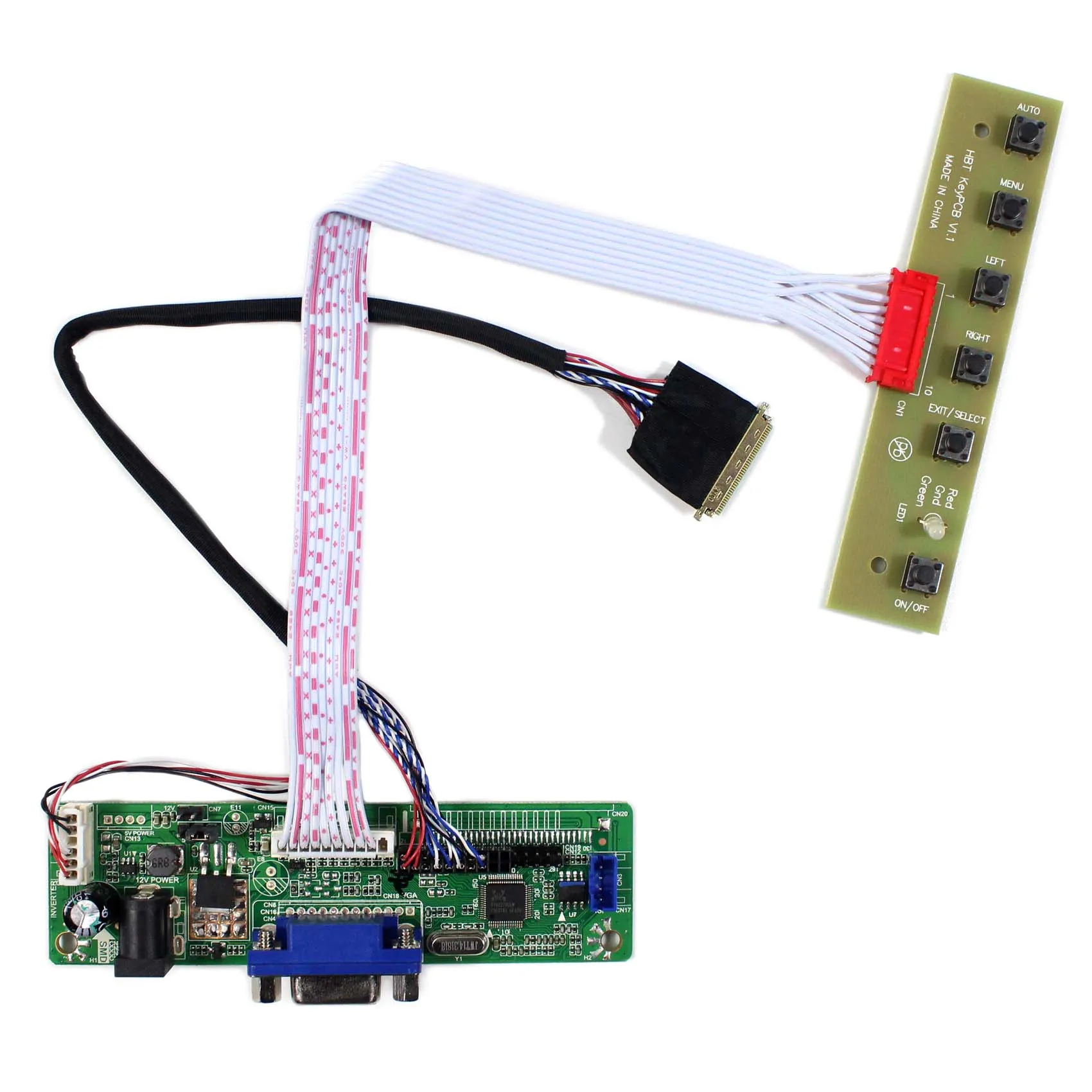 Lcd Controller Board Diy Lcd Monitor Vga Lcd Driver Board Work For Lcd