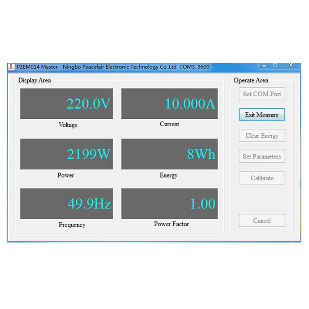 PZEM-016 модуль связи переменного тока измеритель тока коэффициент ...