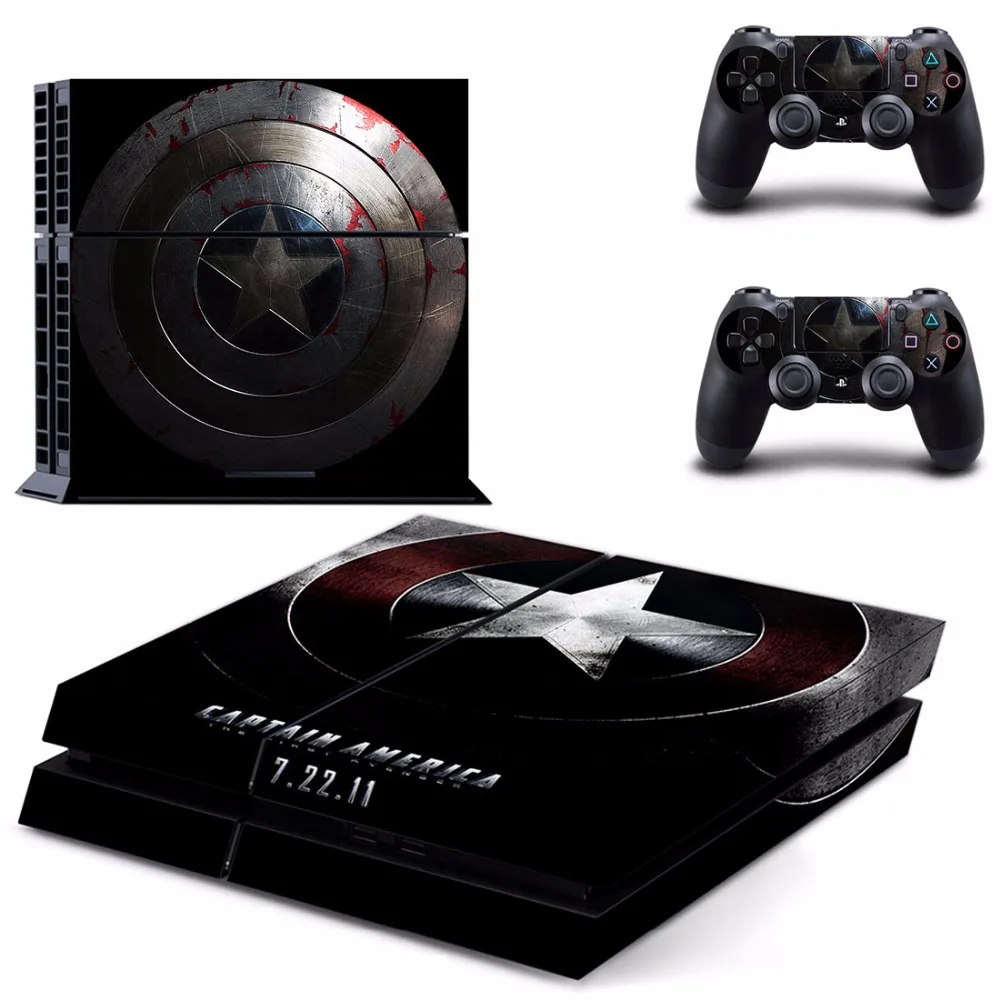Avengers Iron Man Hulk Skin Sticker for PS4 Console - ConsoleSkins.co