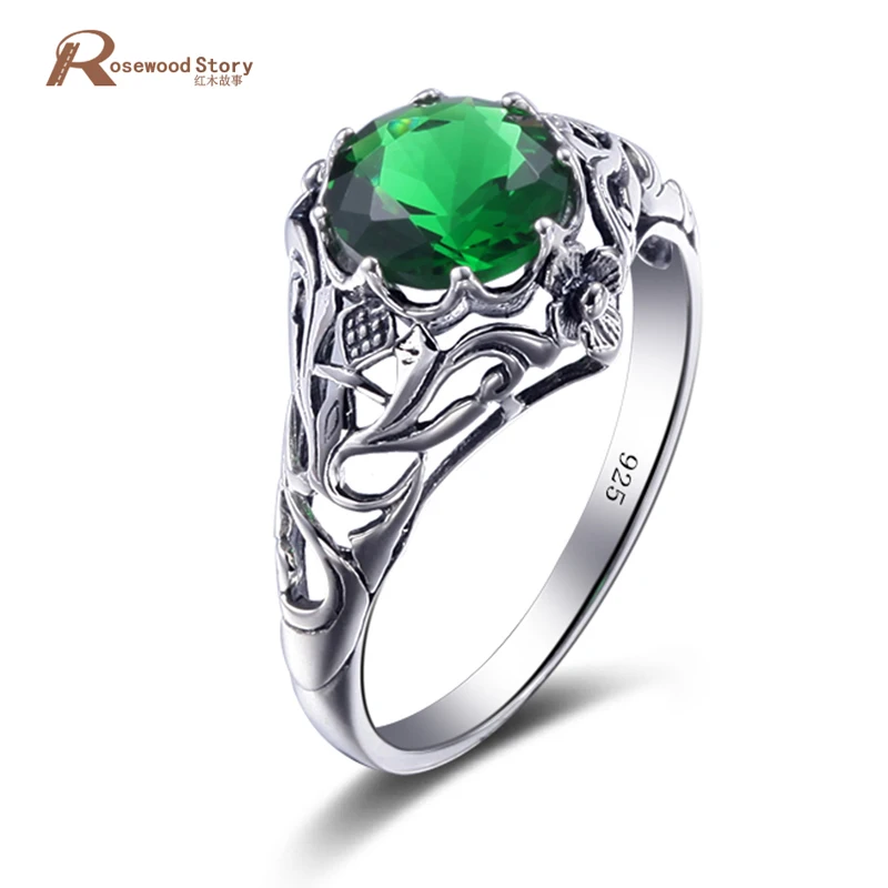 Anillo de plata de primera ley con forma de corona para mujer, sortija ...