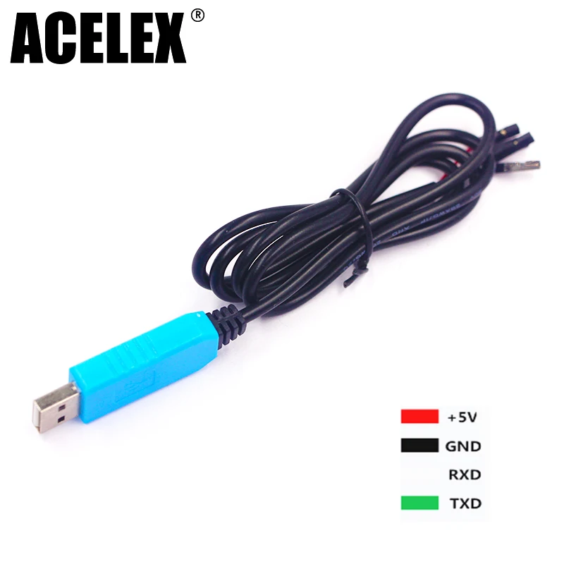 USB To Serial Adapter PL2303TA USB To TTL Serial Adapter Cable - 4 Pin ...