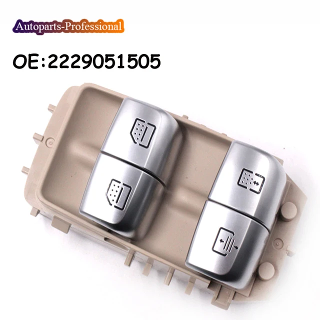 New Rear Right Beige Power Window Switch For Mercedes Benz 2014 2015 ...