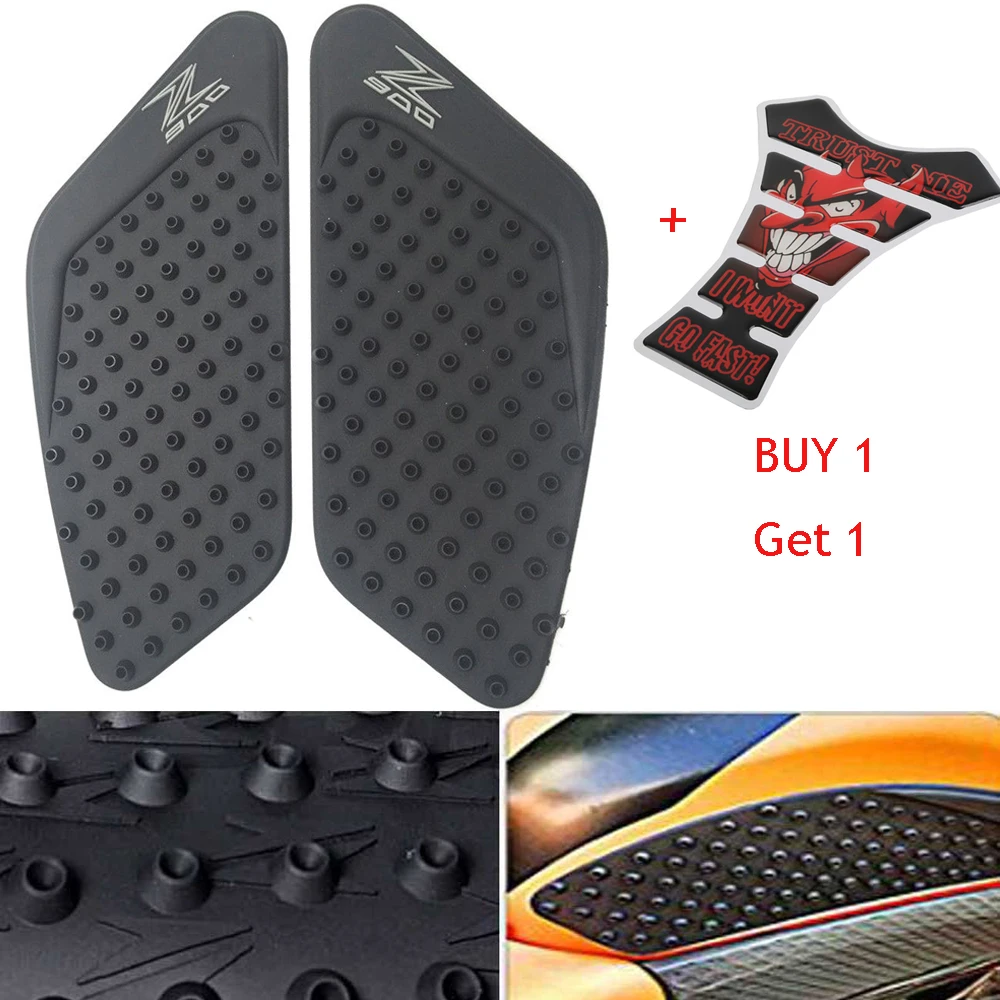 For Kawasaki Z900 2017 Z 900 Motorcycle Tank Pads Anti Slip Gas Oil ...