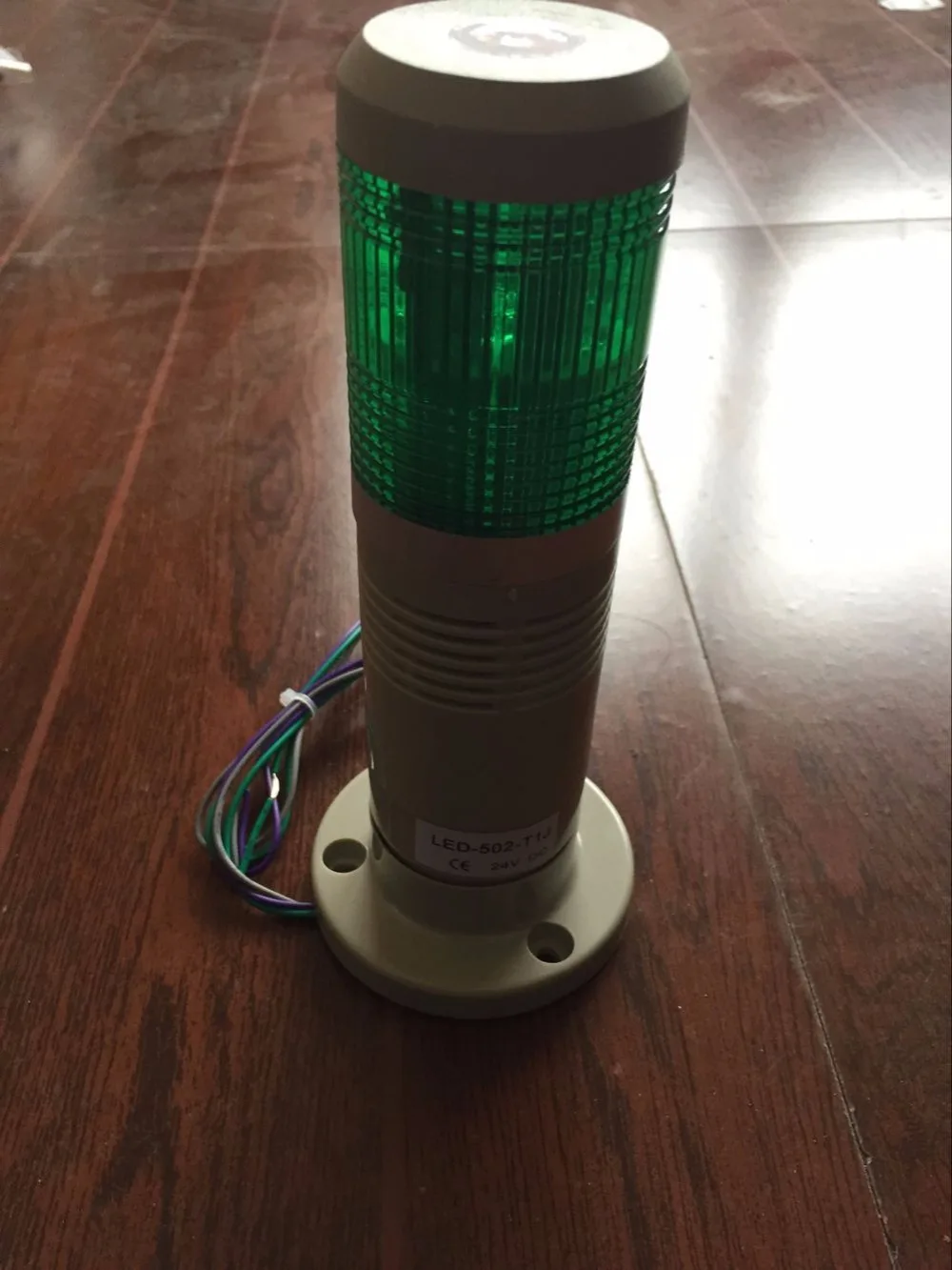 24V Industrial Green Signal Tower Light LED Warning Lamp with Buzzer ...