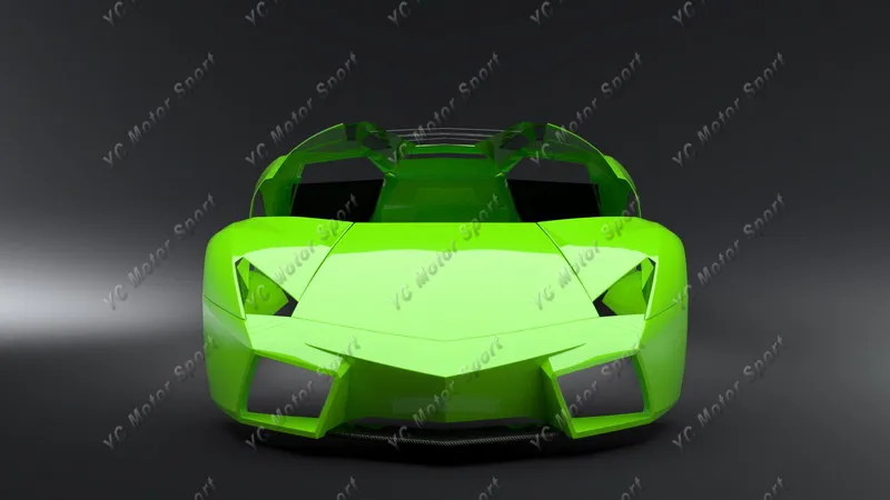 Portion Carbon RVT Style Body Kit Fit For 01-08 Murcielago LP640 LP670 ...
