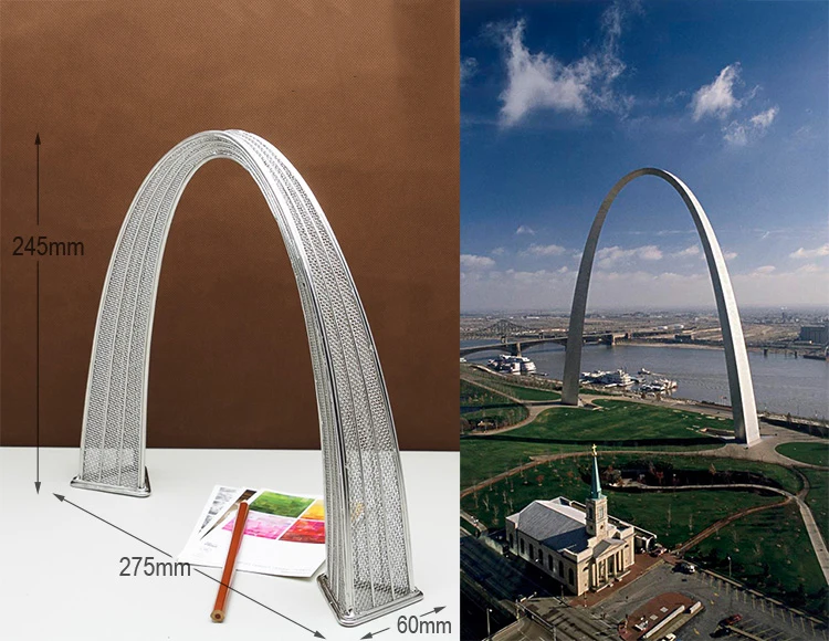 Gateway Arch Doodles Destinations, Gateway Handmade stainless steel ...