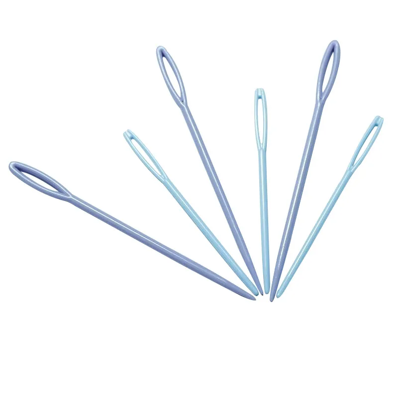 6 PCS New 7/9cm Cross Stitch Knit Needles Plastic Safe Suture Needle ...