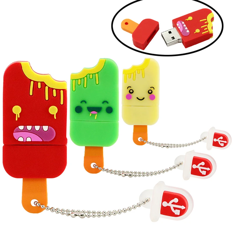 Cheapest Mini Pen Drive Cartoon 4GB 8GB 16GB 32GB 64GB 128GB Bulk Ice ...