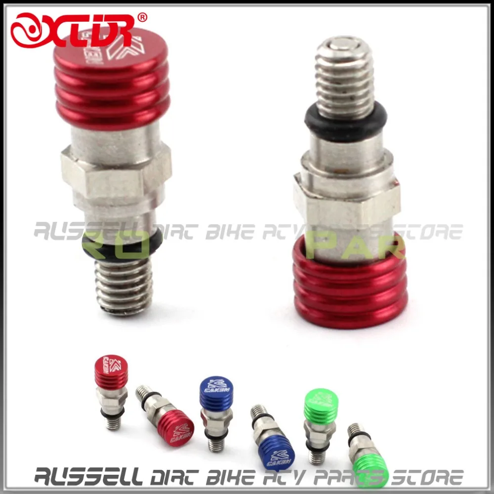 2x M5X0.8mm Fork Air Bleeder Relief Valve For CR CRF125 150 250 450 ...