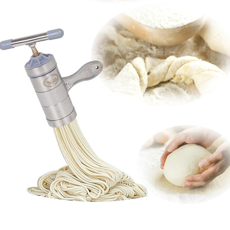 Stainless Steel Handheld Noodle Maker Manual Press Noodle And Pasta ...