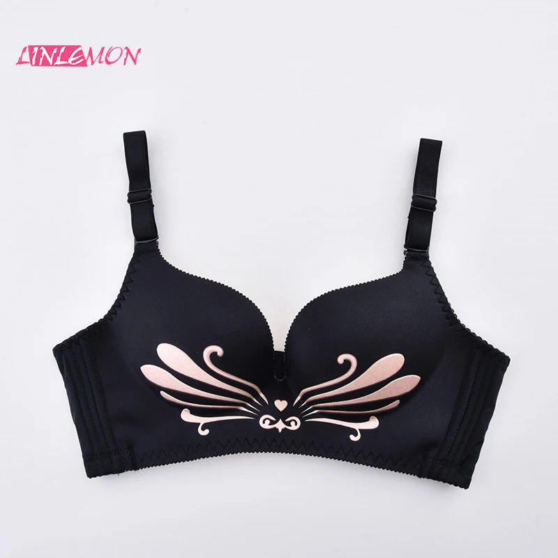 Copo Grande Tamanho Novo de Boa Qualidade Mulheres Bra Set Push Up ...