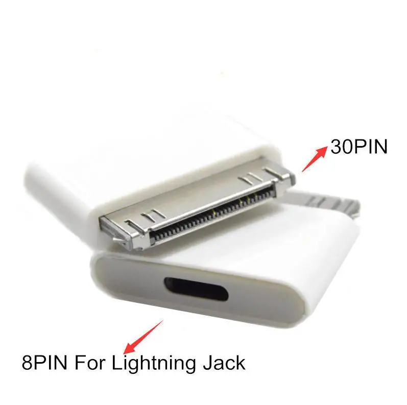 100pc 8 Pin Female to 30 Pin Male Adapter for iPhone 4S for iPad 3 for ...