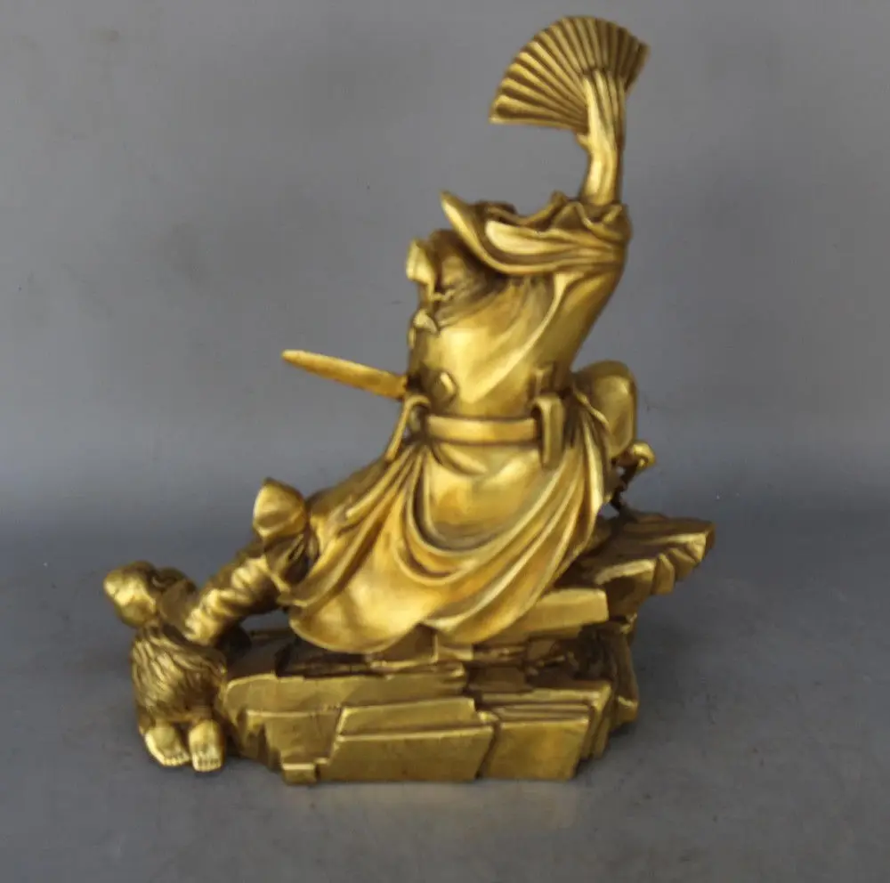 Chinese Copper Myth Immortal Zhong Kui ChungKuel God Catch Demon Devil ...