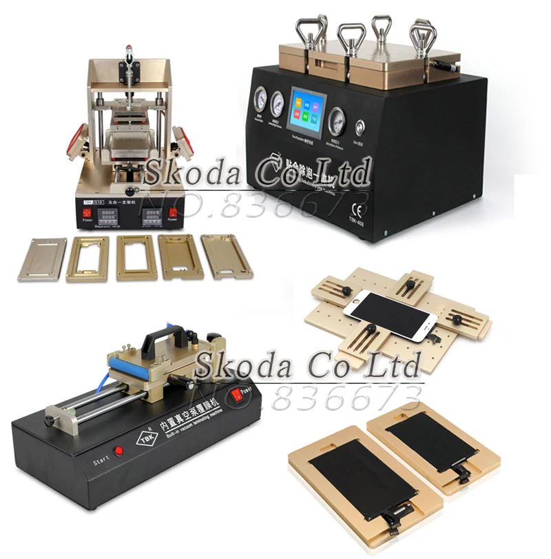 Full set OCA 적 층 기계 닦다 LCD repair OCA 라미네이팅 기계 진공 막 라미네이팅|film ...