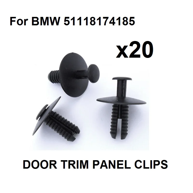 x20 For BMW Expanding Rivets Plastic Trim Clips for bumpers, sills ...