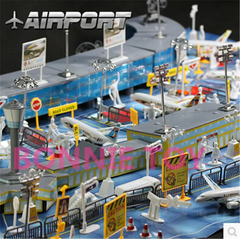 Free shipping Toy Airport model play set 200pcs 2015new design|toy ...