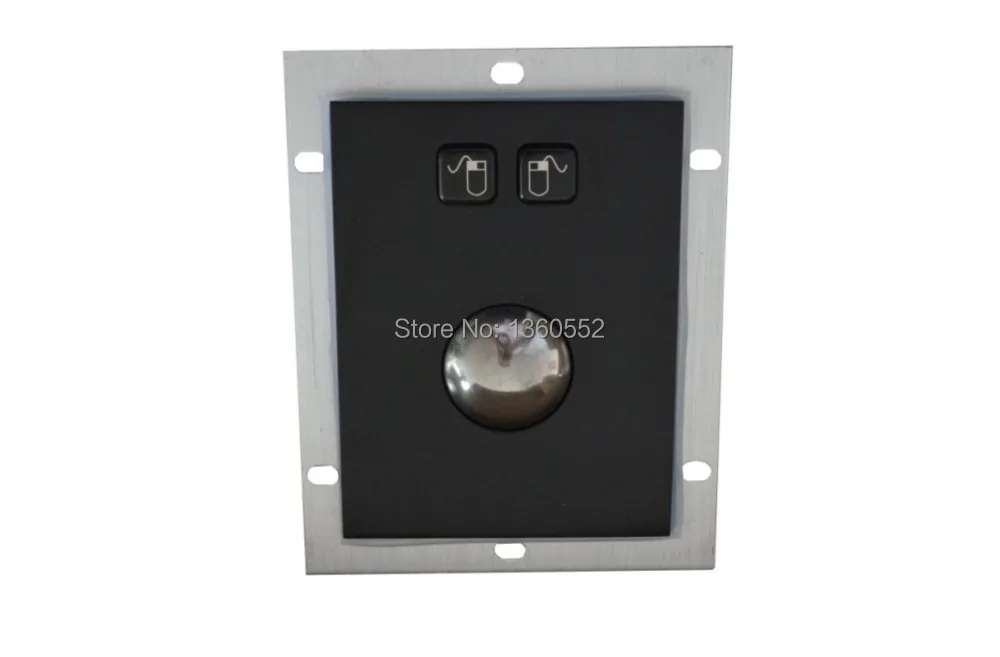 Black-Colour-Metal-38mm-Trackball-Stainless-Steel-Trackerball-PC-Rugged ...