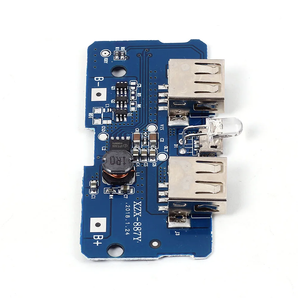 5V 2A Power Bank Charger Module Charging Circuit Board Step Up Boost ...