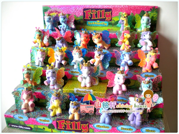 Filly Butterfly Series Filly with gold powder Horse 26pcs/set Simba ...