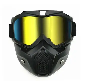 Motorcycle Goggles Helmet Protective Face Shield Bikers Detachable ...