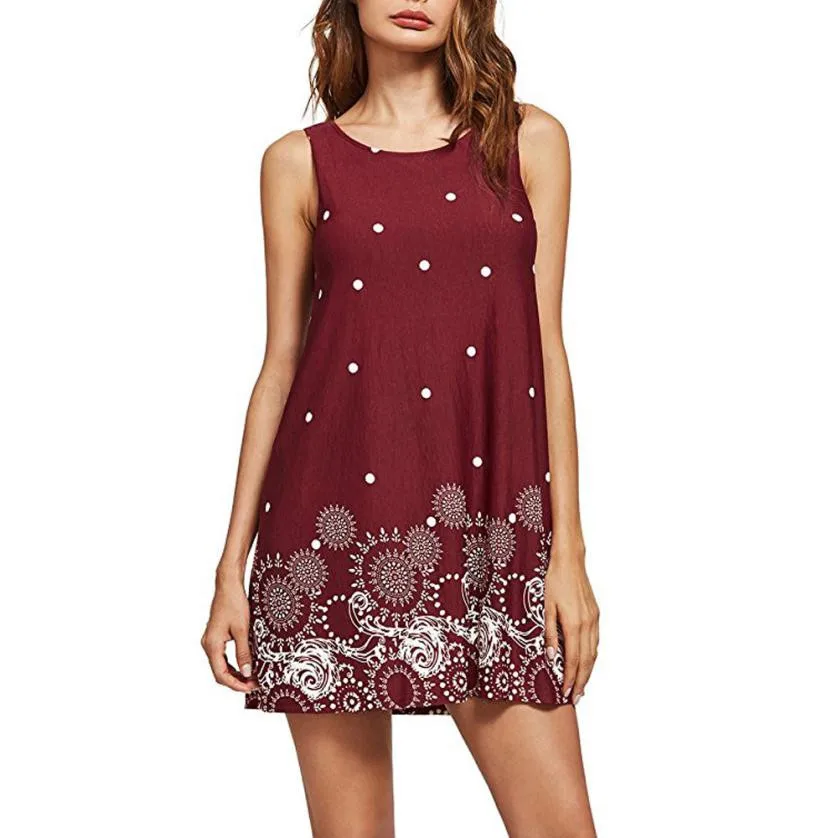 New Arrival Womens Summer Dress Elegant Solid Chiffon Sleeveless O
