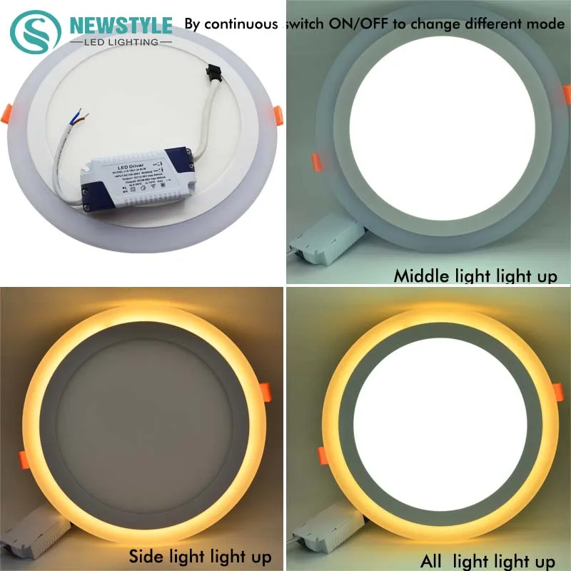 Aliexpress.com : Buy New design Two color panel light home decoration ...