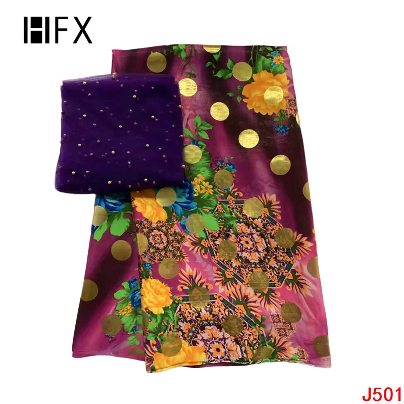 HFX African George Fabric High Quality Indian Wine red Silk George Hot ...