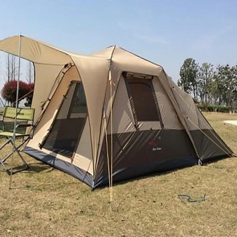 Outdoor Camping Automatic Aluminum Tents Ultra light Two bedroom Multi ...