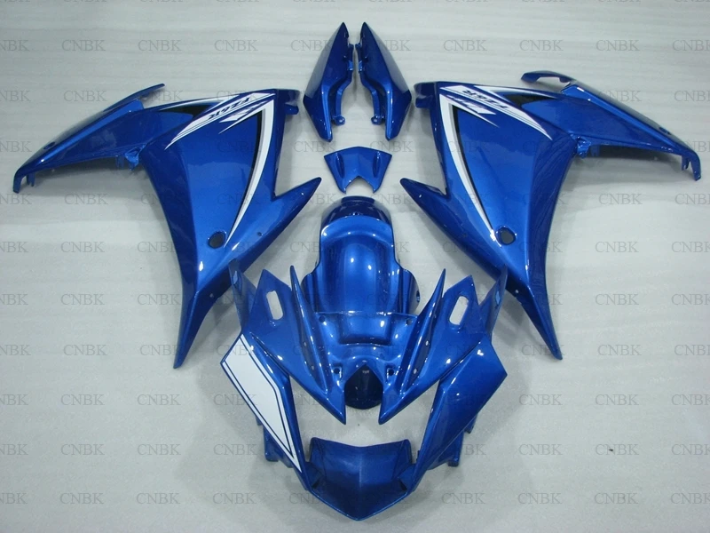 For Fz6r 2009 - 2013 Fairings For Yamaha Fz6 Fazer 2013 Blue Bodywork ...