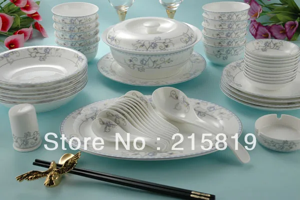 46pcs dinner set fine bone china dinner set tableware set|set storage ...