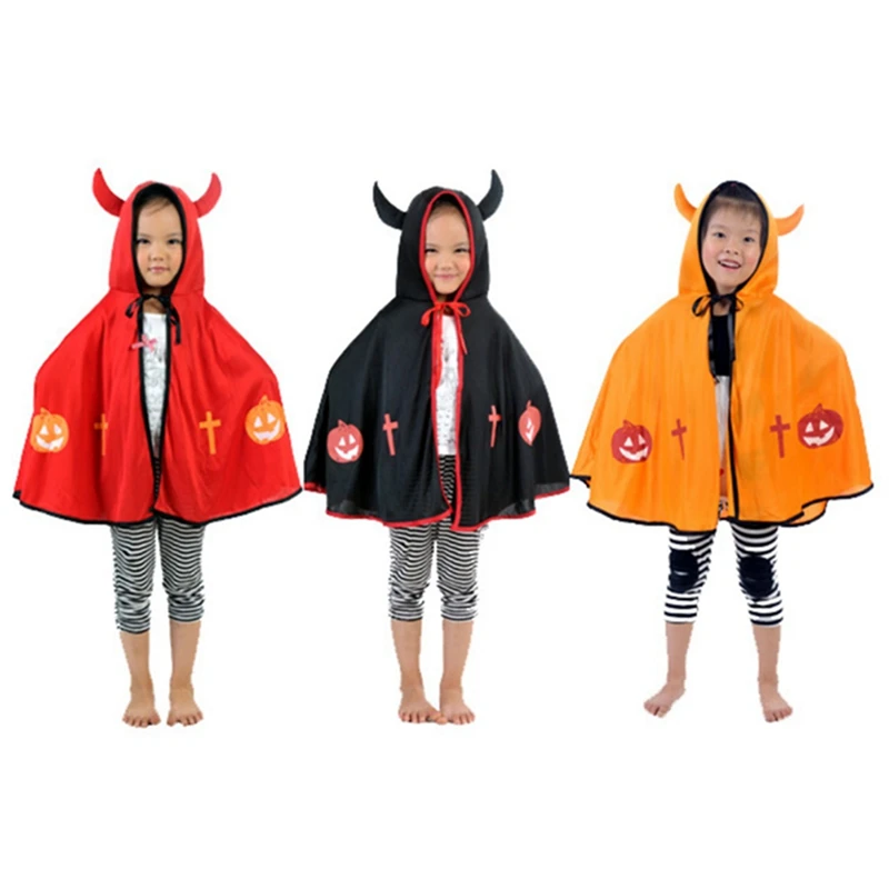 Childrens Masquerade Little Devil Costume Halloween Demon Costume Kids ...