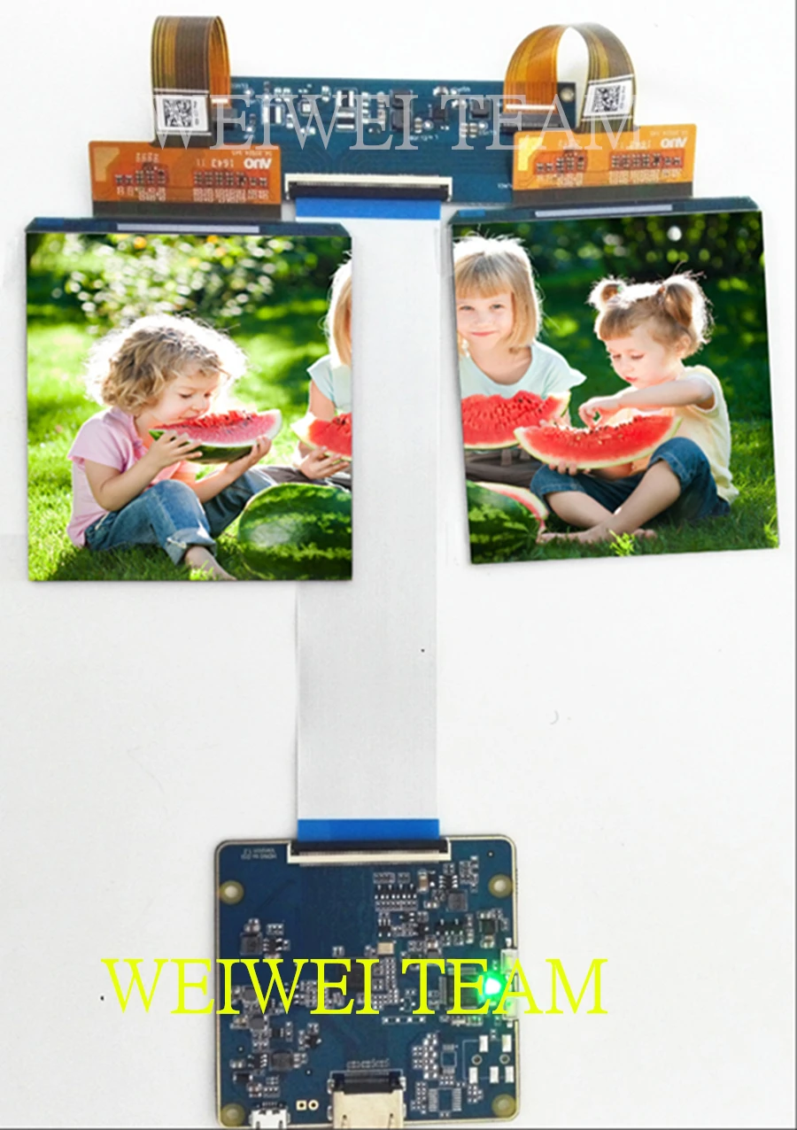 HDMI-MIPI board 3.81 90hz 1080*1200 dual oled AMOLED Micro vr lcd ...