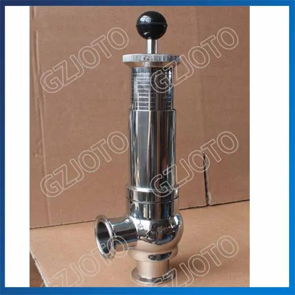 Sanitary Food safety Relief Valve Manual Stainless Steel Safety Valve ...
