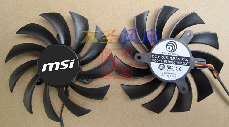 Original-for-MSI-graphics-card-fan-PLD08010B12M-12V-0-15A-pitch-35mm ...