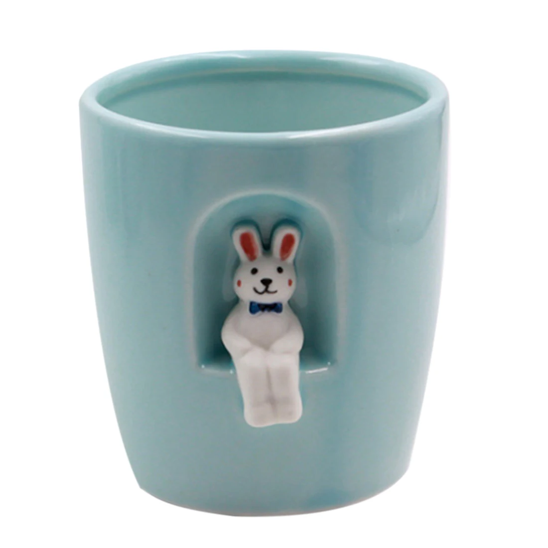 New Fresh 1 Pcs Gardening Decorative Pots Hand Painted Creative Rabbit ...