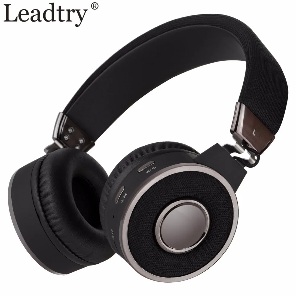 LeadTry Headphones Bluetooth Wireless Headset Noise Cancelling Stereo ...