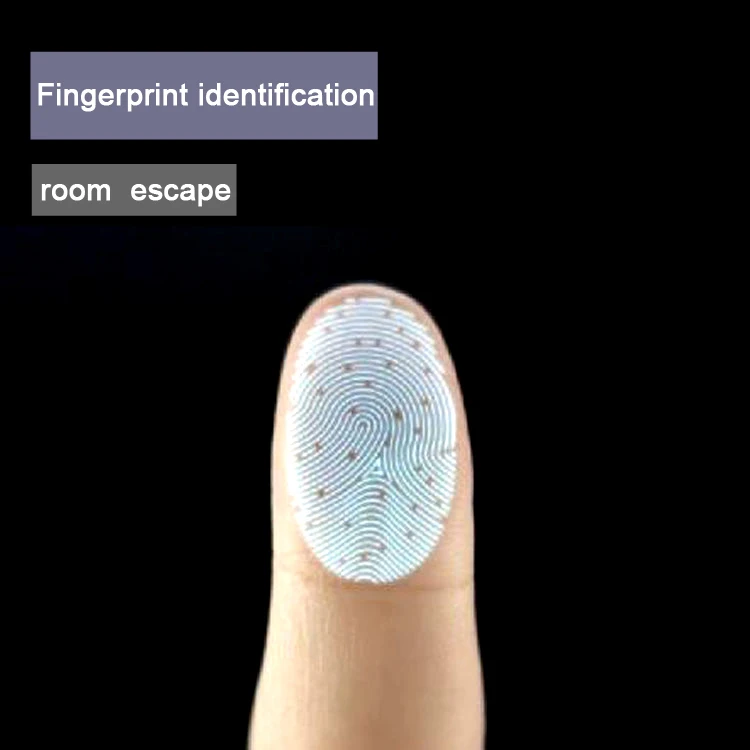 Chamber room escape game prop finger print scanner scan the fingerprint ...