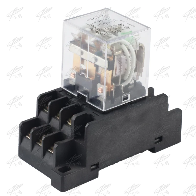 LY3NJ JQX-13F HH63P 220vac реле 24 в 12 В 36 В AC/DC 10A серебряный ...