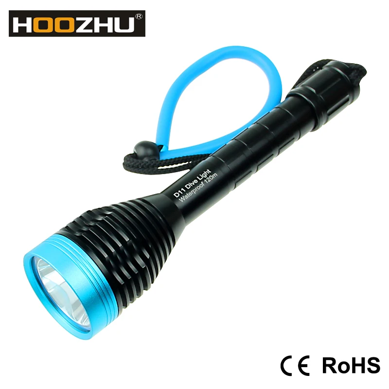 Linterna LED de buceo D11, resistente al agua, 2 8 horas de duración ...