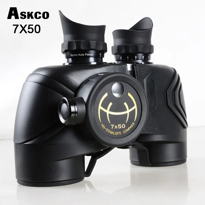 Powerful 7X50 Military Binoculars With Rangefinder Reticle Digital ...