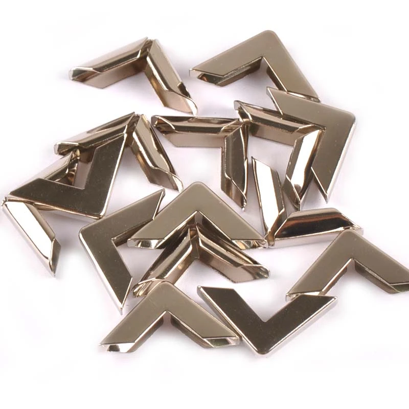 50pcs DIY Scrapbooking Decorative Silver Metal Corners For Books Photo ...